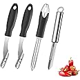 Amazon.com: 4 Pieces Pepper Corer Zucchini Cucumber Core Deseeder Chili ...