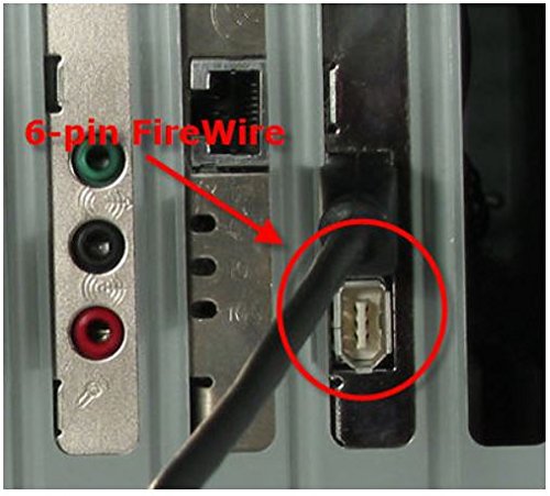 Bizlander Firewire DV Cable 4 Pin to 6 Pin for Canon GL1 and GL2 Mini ...
