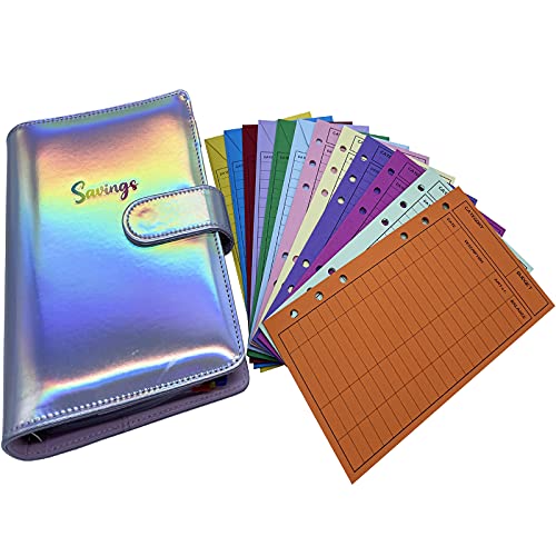 12 pcs Budget Envelopes with Punched Holes for A6 Binder Cash Envelope ...