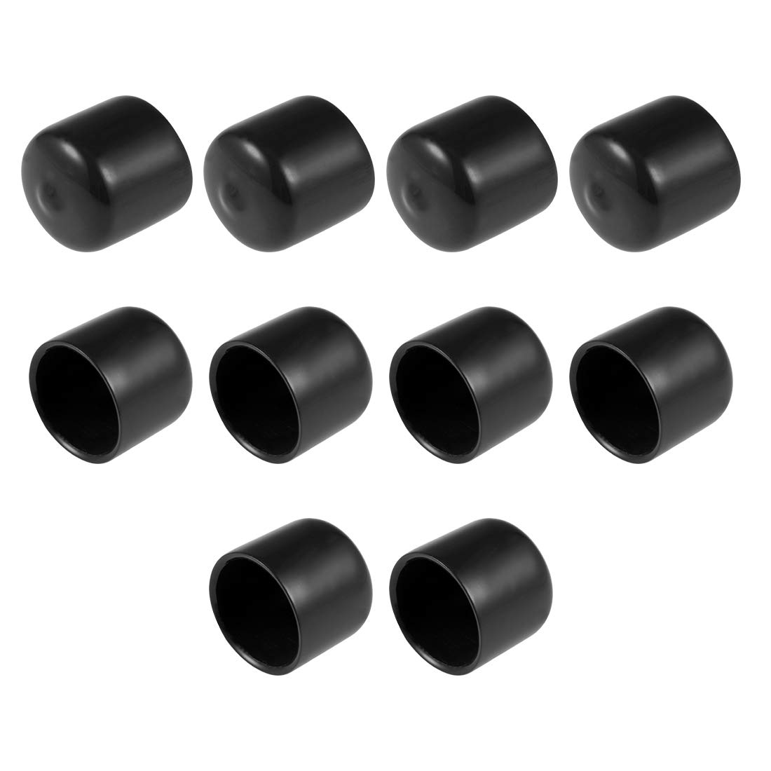 Uxcell 10pcs Rubber End Caps 1 5 16 Inch ID Round End Cap Cover
