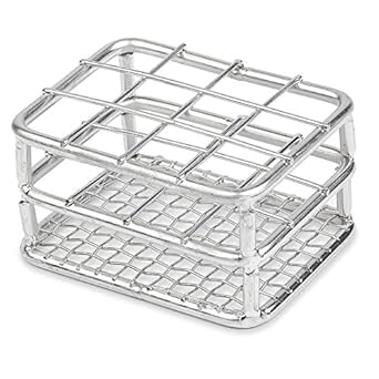 Stainless Steel Test Tube Rack, 12/13mm, 12 Place, Wire Constructed ...