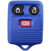 Amazon.com: KeylessOption Red Replacement 3 Button Keyless Entry Remote ...