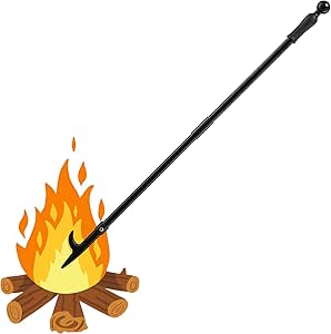 Amazon.com : Fire Pit Stick Poker, 46" Stainless Steel Adjustable Long ...