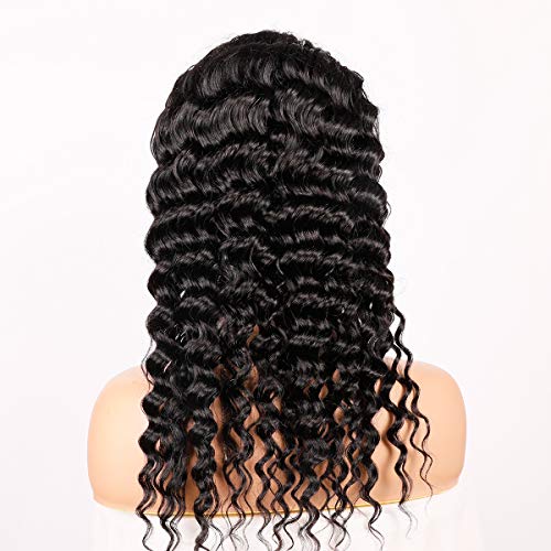 NewYou Headband Wig Deep Wave Human Hair Curly hair Glueless Human Hair ...