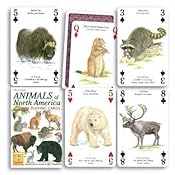 Amazon.com: Heritage Playing Cards. Animals of North America: Toys & Games