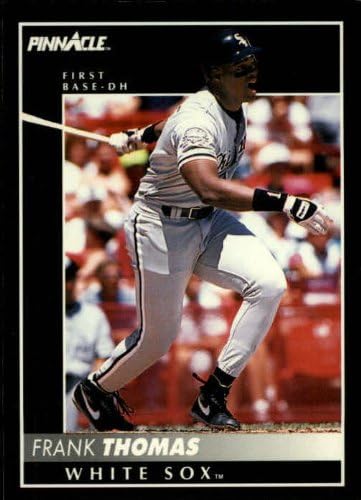 Amazon.com: 1992 Pinnacle Baseball Card #1 Frank Thomas: Collectibles ...