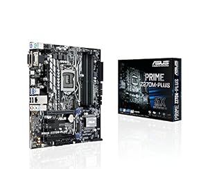 Amazon.com: ASUS PRIME Z270M-Plus LGA1151 DDR4 HDMI DVI VGA M.2 USB 3.1 ...