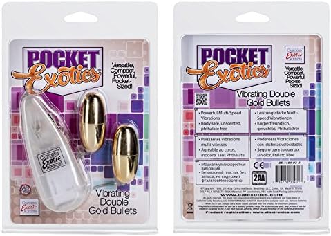 Pocket Exotics Vibrating Double Gold Bullets – BigaMart