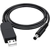 Amazon.com: DC 5V to DC 12V USB Voltage Step Up Converter Cable, Power Supply Adapter Cable with ...