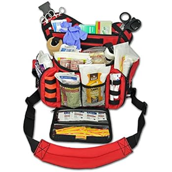 Amazon.com: Lightning X Stocked First Aid Trauma Tactical Sling Pack ...