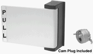 CRL Satin Aluminum Finish Universal Push-Pull Paddle Handle Pull To ...