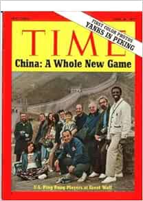 Time Magazine April 26 1971 China: A Whole New Game U. S. Ping Pong ...