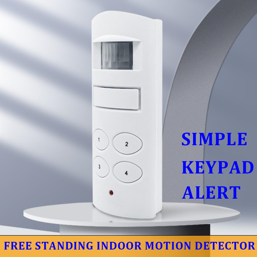 Mua Keypad Motion Sensor Alarm for Garage, Shed. Loud 130dB Siren. USB ...
