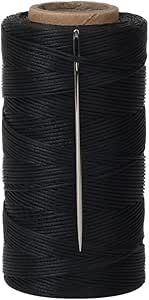 Amazon.com: Tenn Well Waxed Thread, 328 Yards 150D 1MM Leather Sewing ...