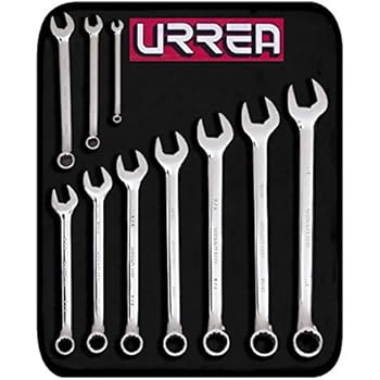 Urrea 1200QM Juego de 26 Llaves Combinadas Pulido Espejo 12 Puntas Métricas: Amazon.com.mx ...