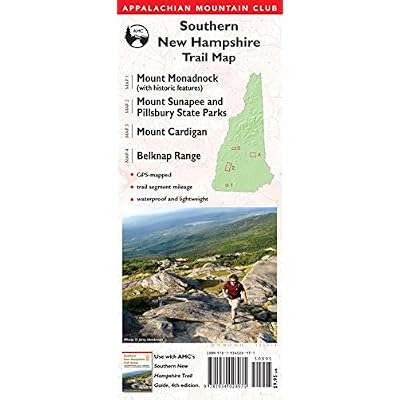 AMC Southern New Hampshire Trail Maps 1–4: Mount Philippines | Ubuy