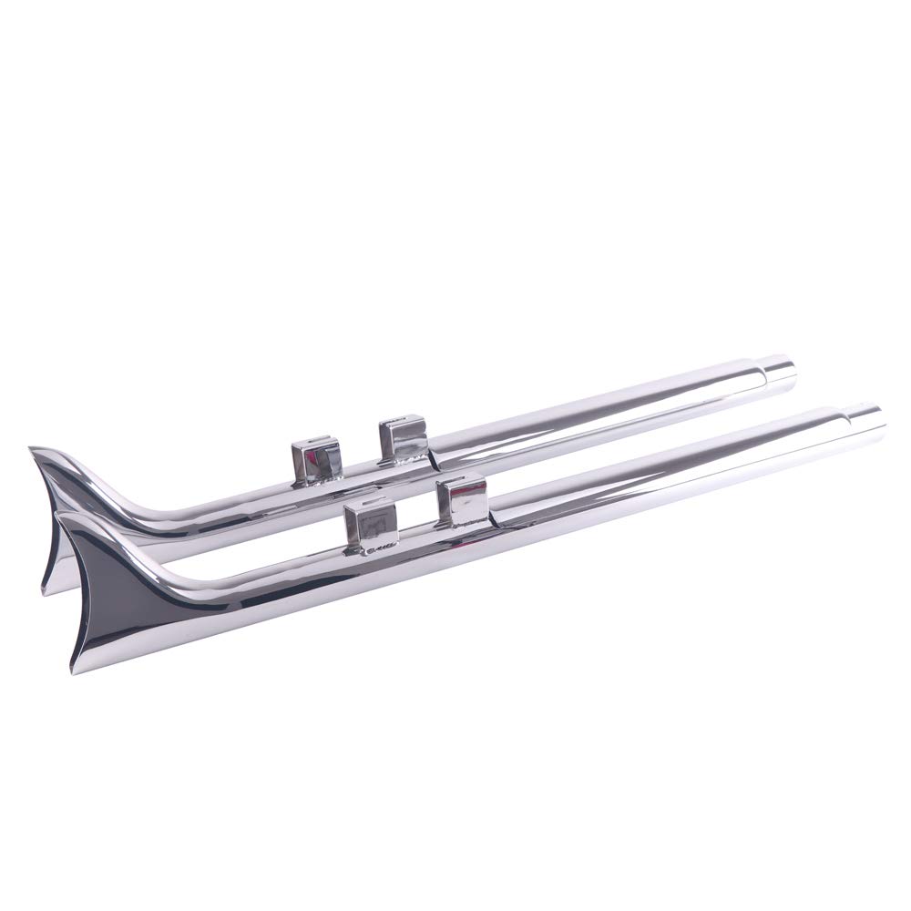 33/36/39/42 Inch Length Fishtails Cover Your Blue Color Chrome ...