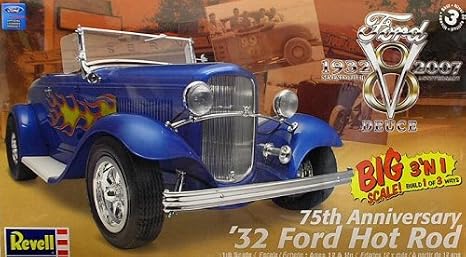 Revell 1:8 Ford Hot Rod 3 'N 1 75th Anniversary: Amazon.co.uk: Welcome