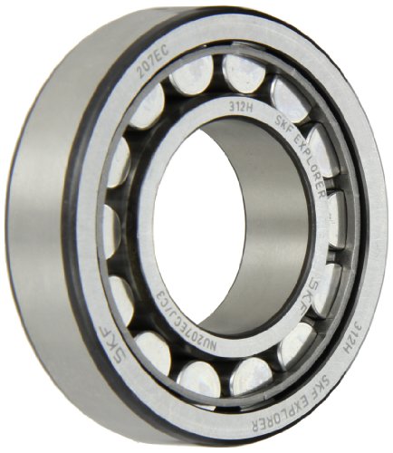SKF NU 207 ECJ/C3 Cylindrical Roller Bearing, Single Row, Removable ...