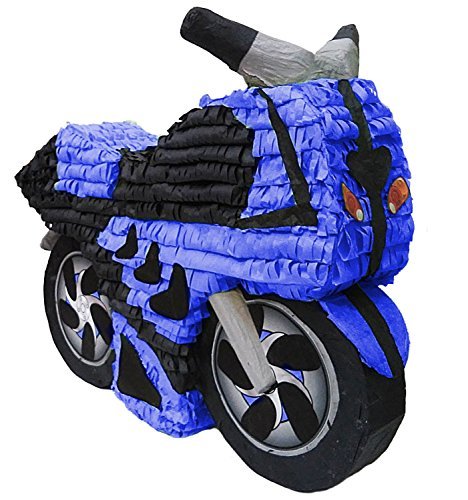 Amazon.com: Aztec Imports, Inc. Blue Motorcycle Pinata: Toys & Games