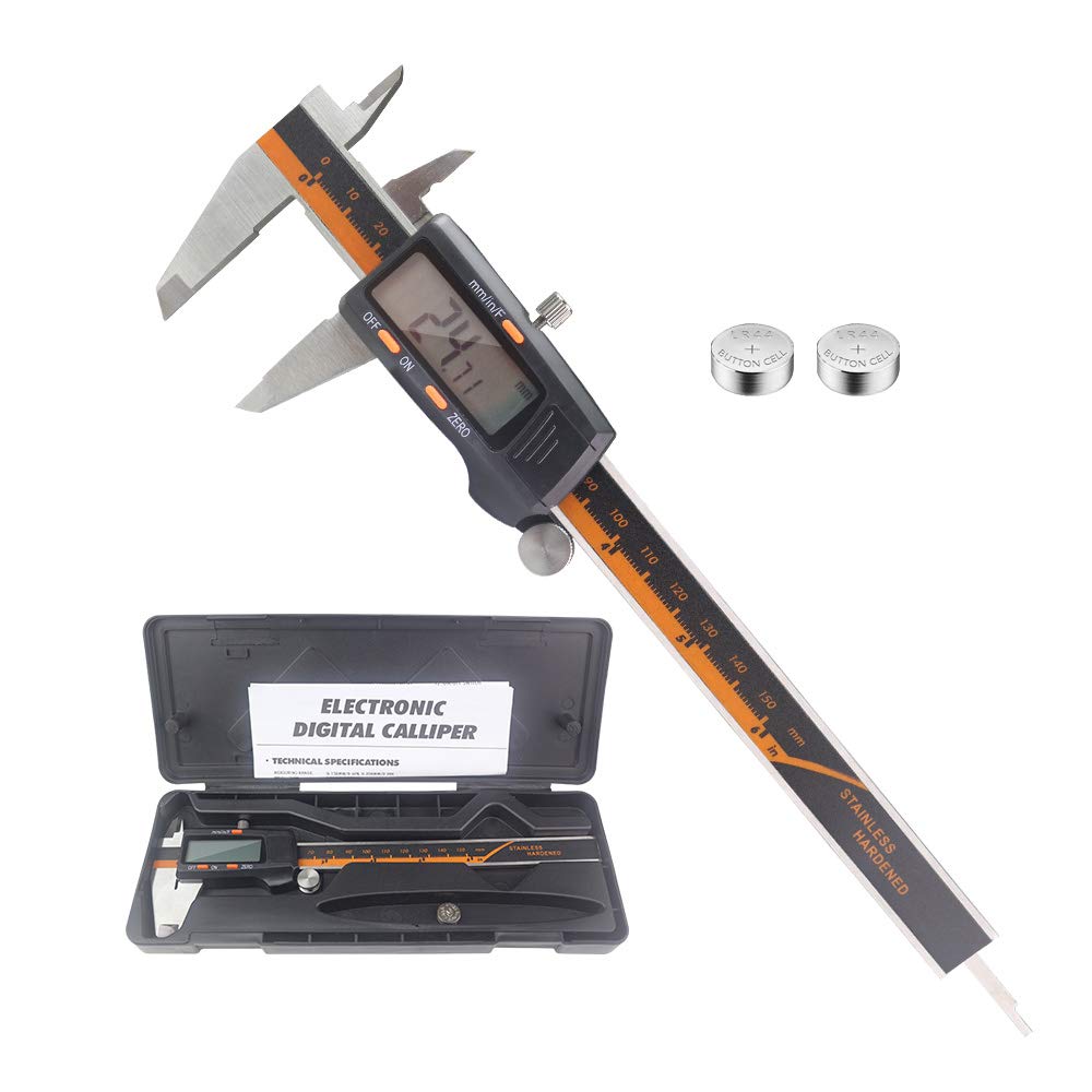 KETOTEK Digital Caliper, Electronic Vernier Calipers 150mm 6inch ...