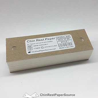 Amazon.com: TOPCON Chin Rest Papers (Pack of 500): Industrial & Scientific