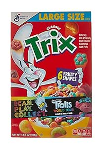 Amazon.com : Trix, Cereal, Fruit Flavored Corn Puffs, 13.9 oz ...