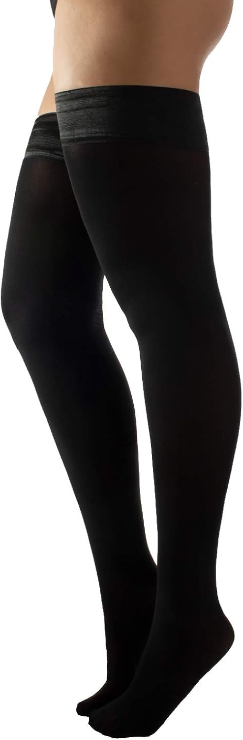 CALZITALY Bas Autofixant Opaque en Microfibre | Collant Autofixants ...