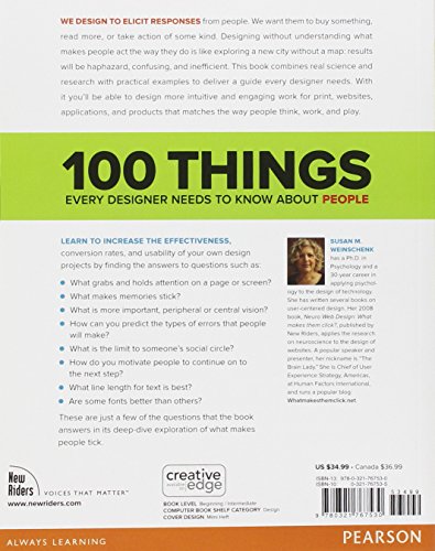 100 Things Every Designer Needs to Know About People (Voices That Matter)