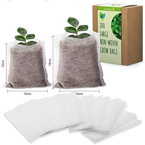 Biodegradable Non-woven Plant Nursery Bags, Natural Fabric Grow Bags ...