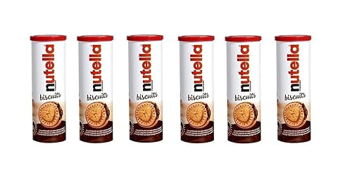 Nutella Biscuits - 6 Packs of Nutella Biscuits of 166g in Tube Shape ...