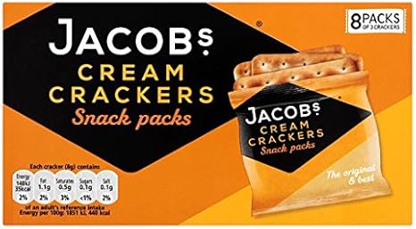 Jacobs Cream Cracker Snackpack 8Pk: Amazon.co.uk: Grocery