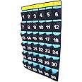 Amazon.com: 36 Pockets Numbered Classroom Pocket Chart for Cell Phones ...