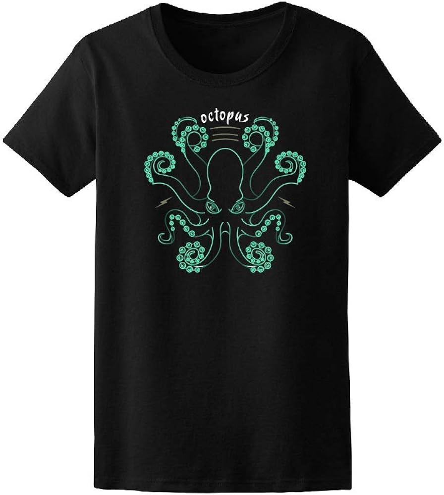Amazon.com: Lined Octopus Tee Men's: Clothing