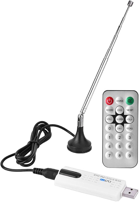 Tangxi USB DVB-T2 Stick, USB 2.0 DVB-T2 DVB-T DVB-C + FM + Dab + SDR ...