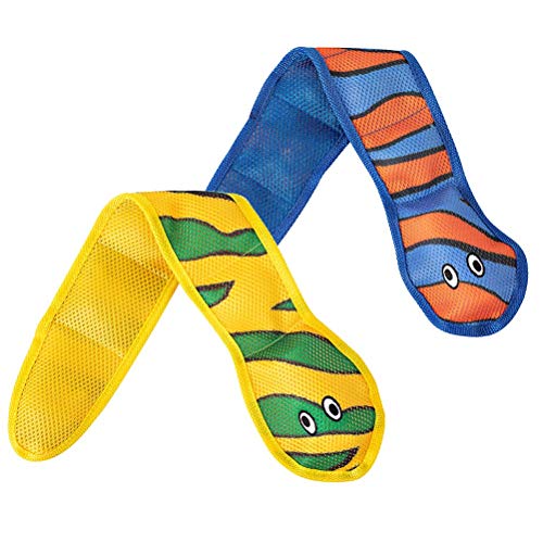 SCENEREAL Dog Water Pool Toys - 2 Pack Float Snakes, Interactive Chew ...