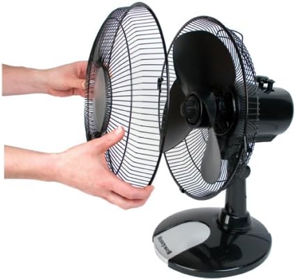 Honeywell HT-109E Oscillating Table Fan – 9 inch, Black – BigaMart