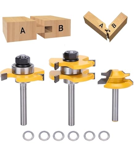 Cuadro De Perfiles De Brocas Para Fresadora Freud Stayer Cortador De