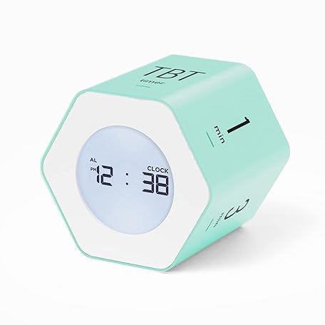 Mua mooas Multi-Hexagon Clock Cube Timer, Digital Clock Time Timer, Pomodoro Timer, Backlit ...