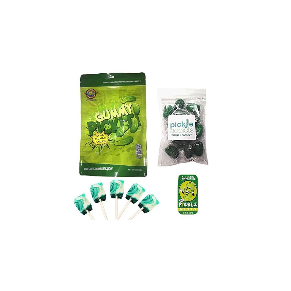 Deluxe Pickle Candy Sampler Gift Pack (4pc Set) – Dill Pickles ...