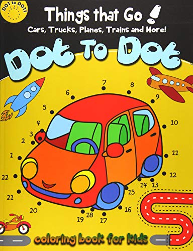 Dot to dot construction TRUCK Set Coloring book for kids: A Fun Dot To ...