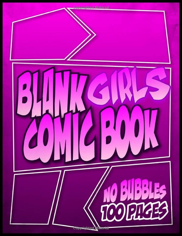 Mua Blank Comic Book For Girls: Large Blank Comic Book Draw Your Own ...