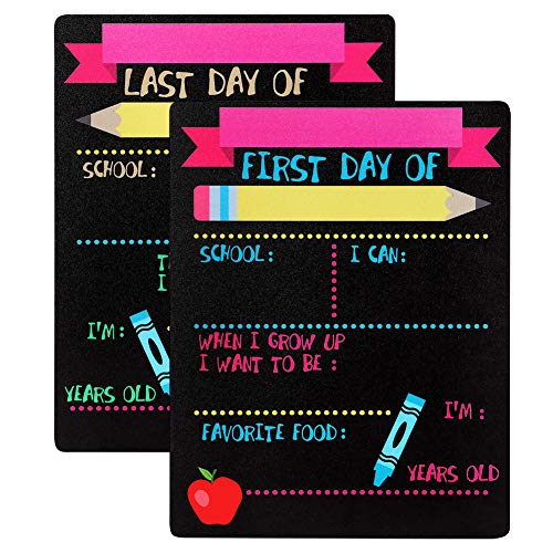 Hohomark First Day and Last Day of School Board,9"x12" First Day of ...
