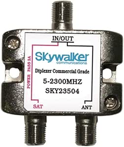 Amazon.com: Commercial Grade Coax Diplexer, 5-2300MHz : Electronics