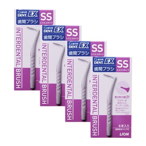 【価格推移】 LION DENT.EX 歯間ブラシ SS ホワイト 4本 4個 ライオンの最安値 | プライシー