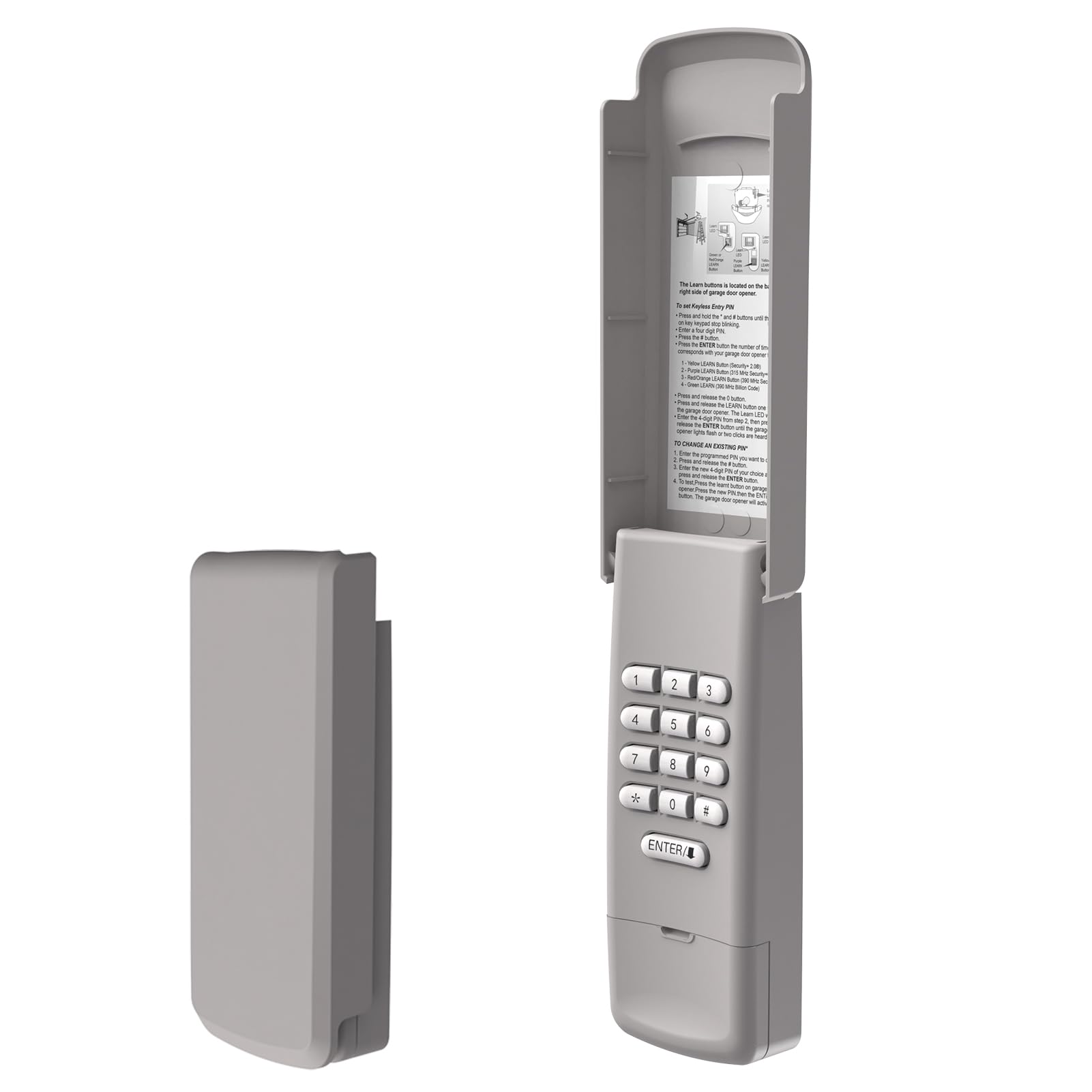 Universal Garage Door Opener Remote Keypad Compatible with Liftmaster ...