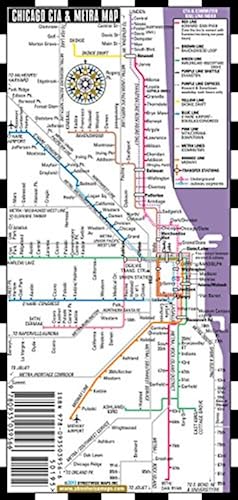 Streetwise Chicago Bus, CTA & Metra Map - Laminated Chicago Metro Map ...