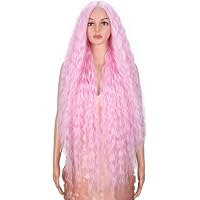 Amazon.com : Style Icon 41” Lace Front Wigs Long Wavy Synthetic Wigs ...