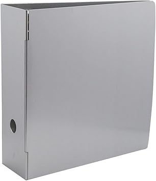Amazon.com : Bindertek 3-Ring 4-Inch Heavy Duty Metal Binder, Silver ...