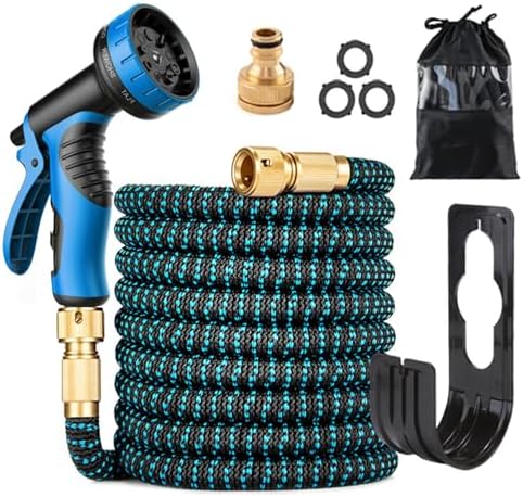 CENXI Expandable Garden Hose, 100 FT Lightweight, No-Kink Flexible ...